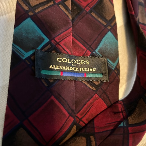 Alexander Julian | Accessories | Vintage Alexander Julian All Silk Tie ...